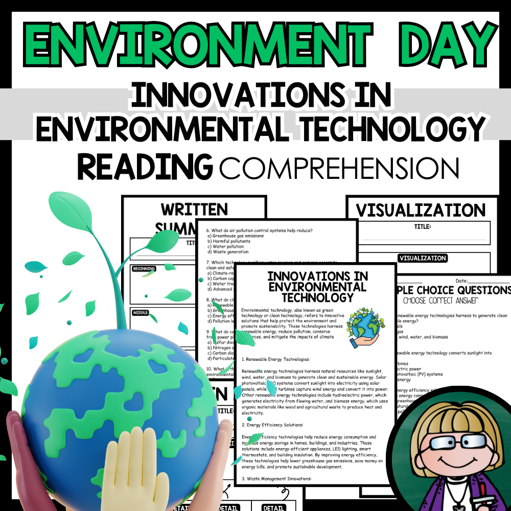 Environment Day - Innovations in Environmental Techn Reading comprehen ...
