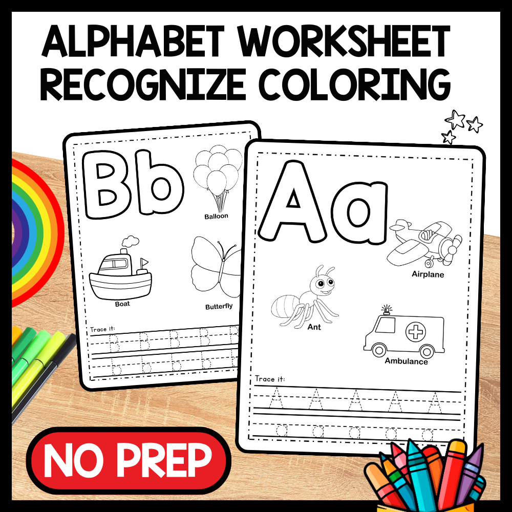 Alphabet Worksheet Recognize Coloring – Ideas