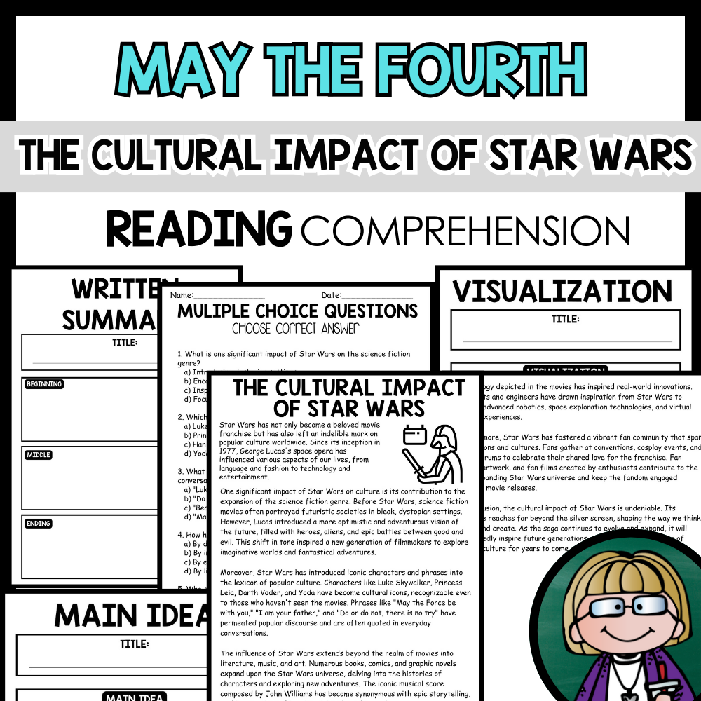 May the Fourth -The Cultural Impact of Star Wars Reading comprehension ...