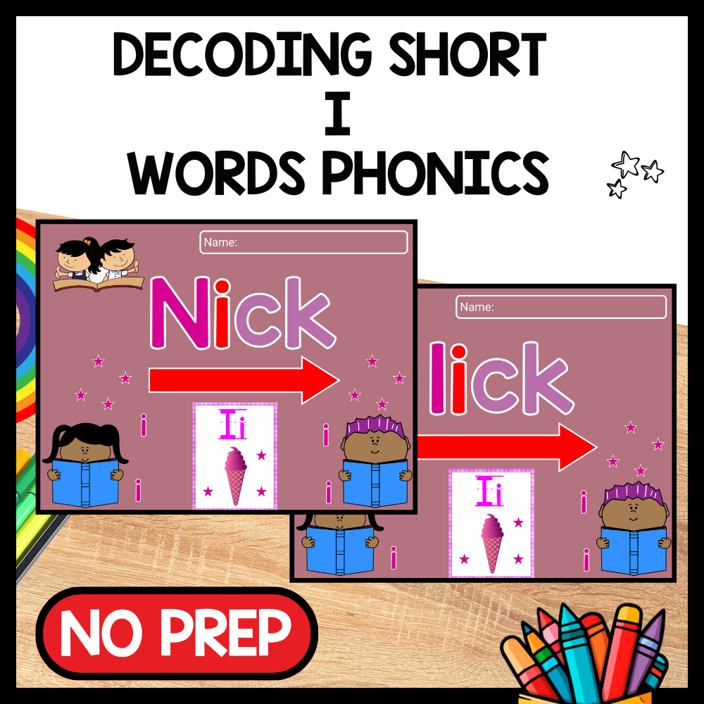 Decoding Short I Words Phonics – Ideas