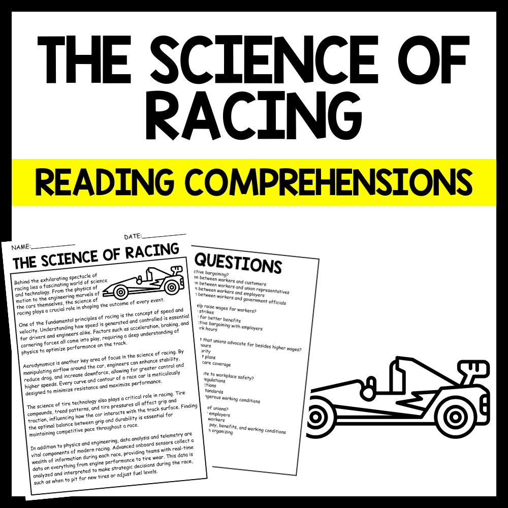 "THE SCIENCE OF RACING" MIAMI GRAND PRIX Reading Comprehension – Ideas