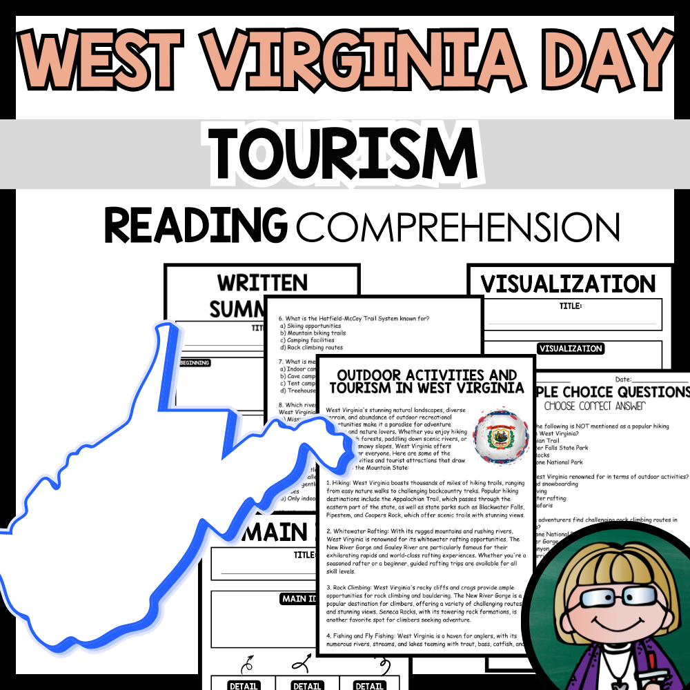 West Virginia Day - Tourism Reading comprehension Passage and Question ...