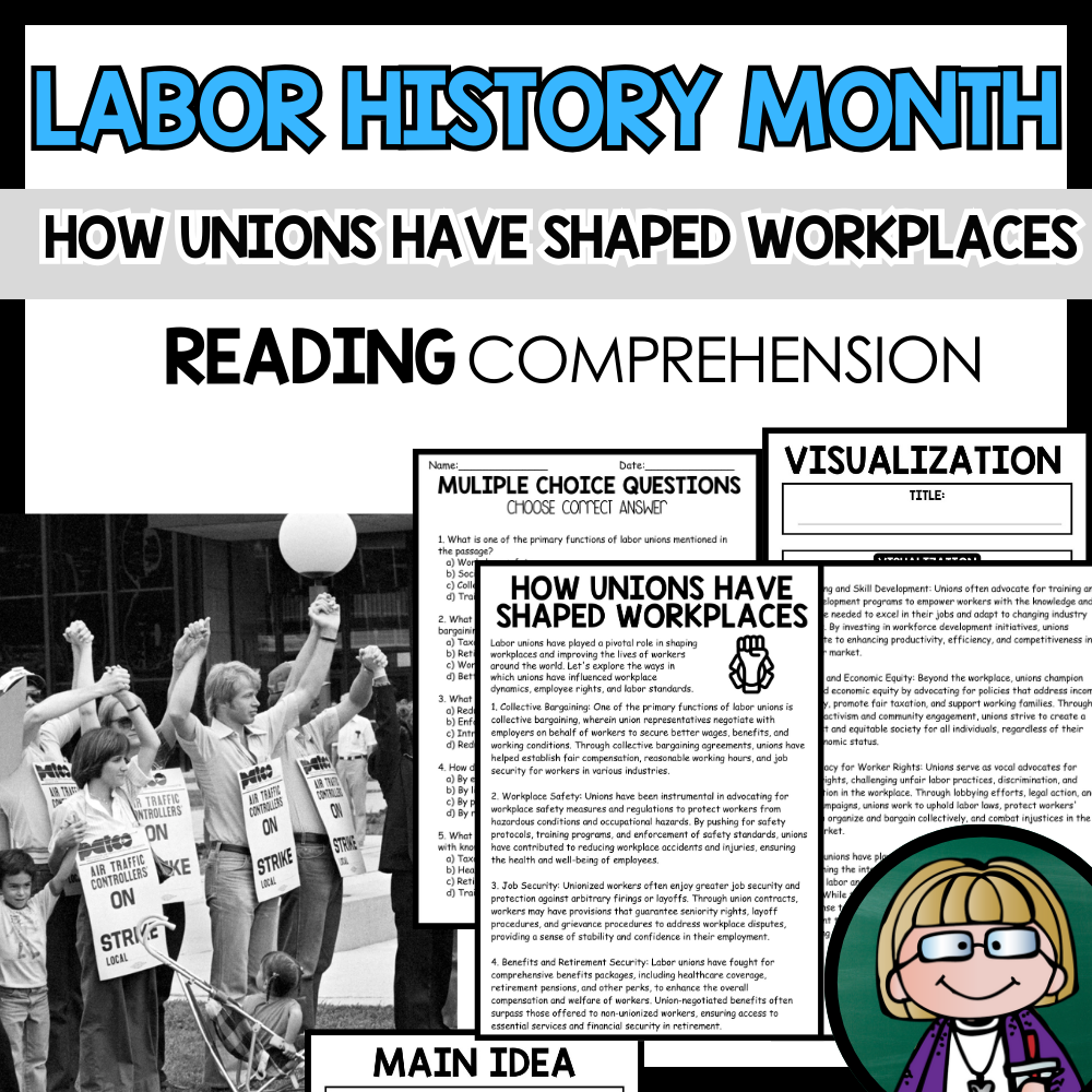 Labor History Month - How Unions Have Shape Reading comprehension Pass ...