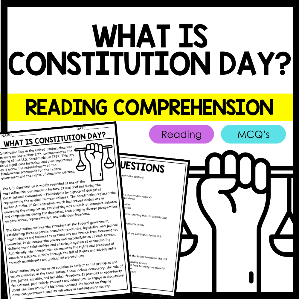 What is Constitution Day Reading comprehension – Ideas