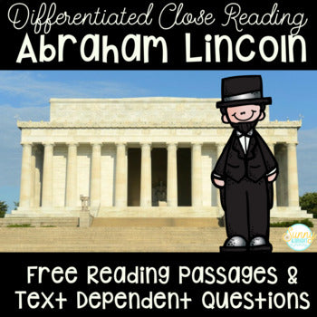 Presidents' Day Freebie | Differentiated Biography of Abraham Lincoln ...