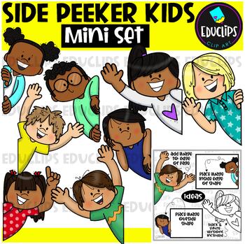 FREE Side Peeker Kids Mini Clip Art Set {Educlips Clipart} – Ideas