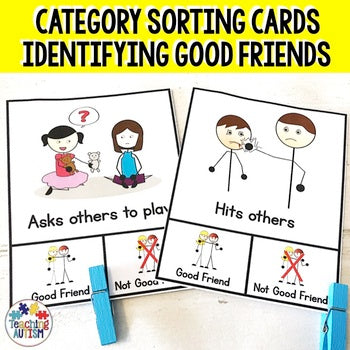 Friendship Activities Sorting Categories – Ideas