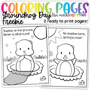 FREE Groundhog's Day Coloring Page Activity – Ideas