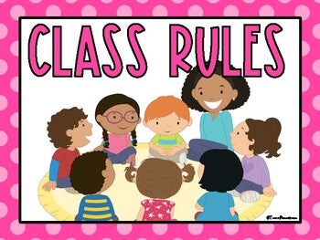 Whole Brain Teaching Rules FREEBIE in Polka Dots – Ideas