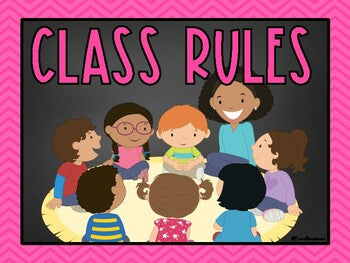 Whole Brain Teaching Classroom Rules FREEBIE in Chalkboard and Chevron ...