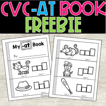 CVC -at Mini Book FREEBIE – Ideas