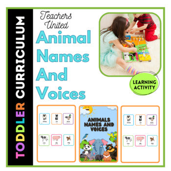 Toddler Curriculum – Animals voices Busy Book Pages for Toddlers & Pre ...