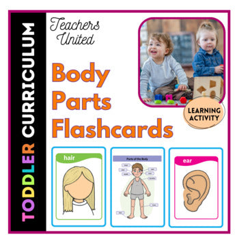Toddler Curriculum – Body Parts Sorting Activity PreK Learning Busy Bo ...