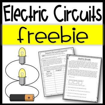 Electric Circuits Reading Comprehension and questions + Experiment – Ideas